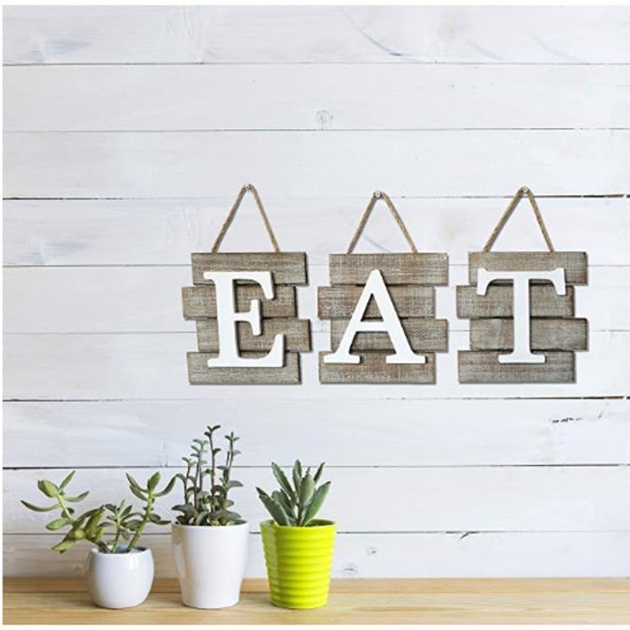 Wall Decor | Rustic Lettered Hanging Sign | Poshmark